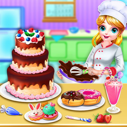 دانلود برنامه Sweet Bakery Chef Cake Game-Baking Games For Girls برای ...