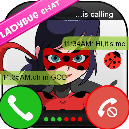 دانلود برنامه Ladybug Fake Call & Chat Simulation برای اندروید | مایکت