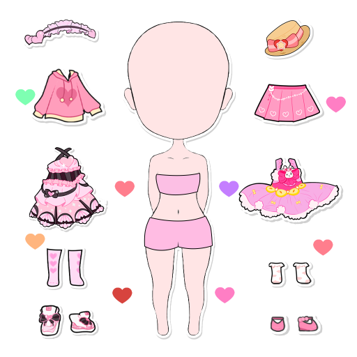 دانلود بازی Chibi Doll Dress Up Girl Game برای اندروید مایکت