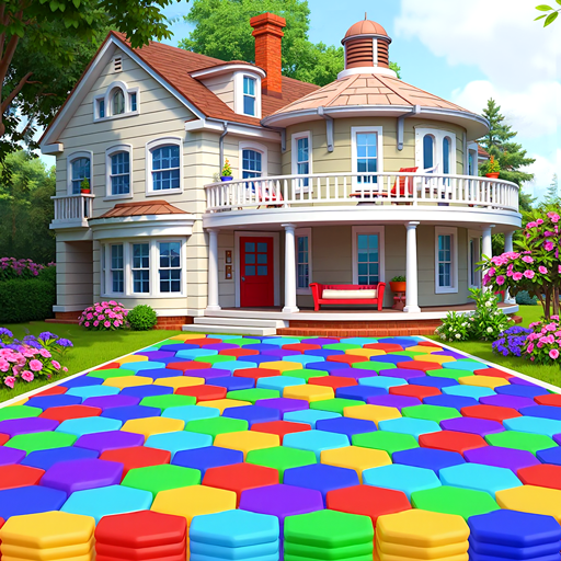 دانلود بازی Hexa Rush: ASMR Home برای اندروید | مایکت