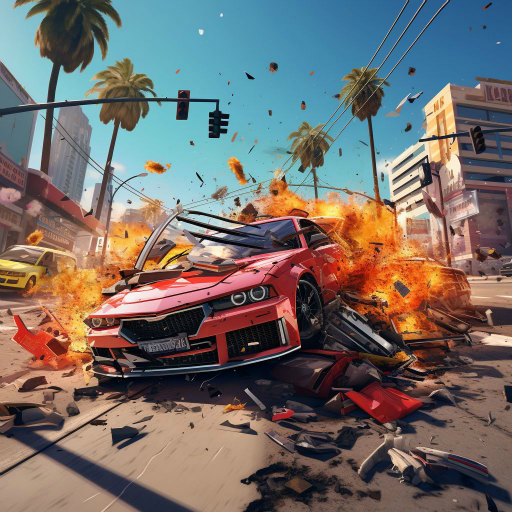 دانلود بازی CrashX: car crash sandbox 3D برای اندروید | مایکت