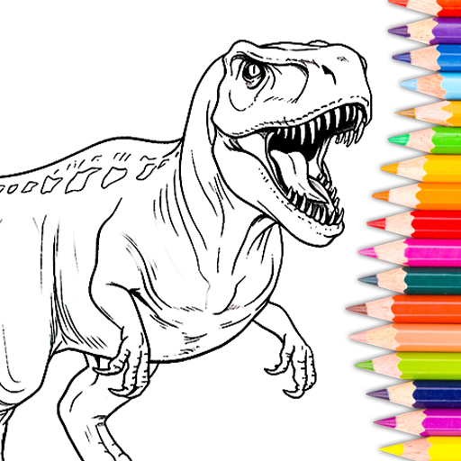 دانلود بازی Dino Coloring: Dinosaur games برای اندروید | مایکت