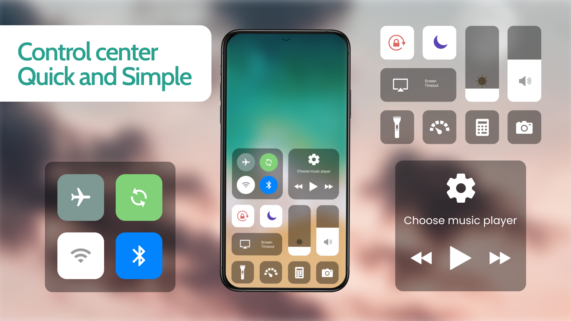 دانلود برنامه IOS Control Center - IOS Panel برای اندروید | مایکت