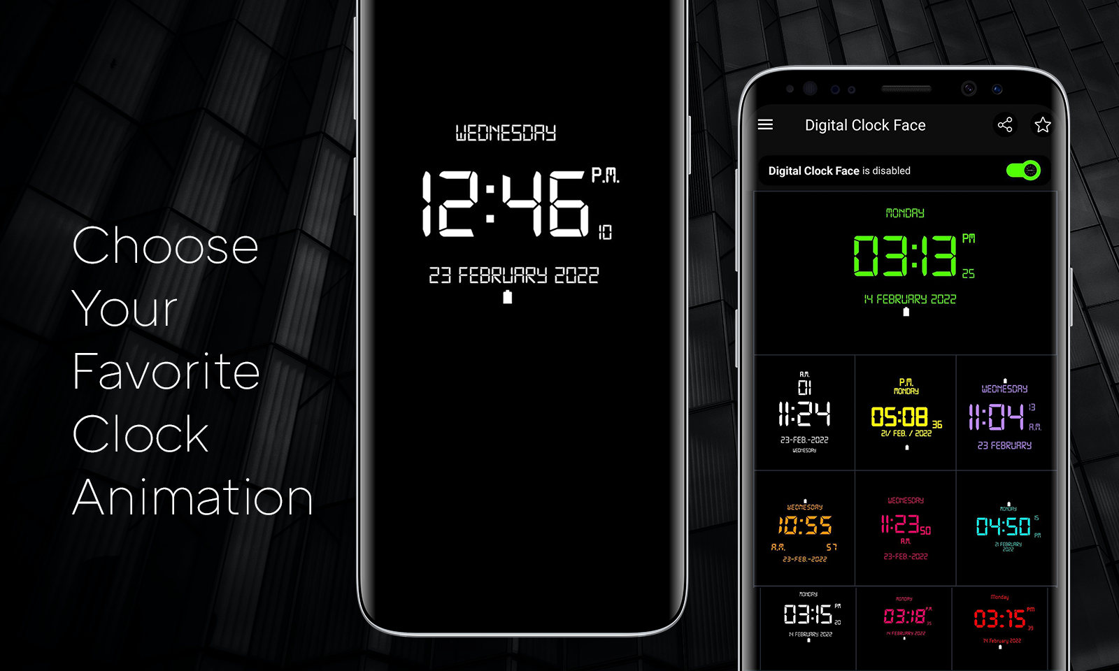 دانلود برنامه Lock Screen Clock Widget App برای اندروید | مایکت