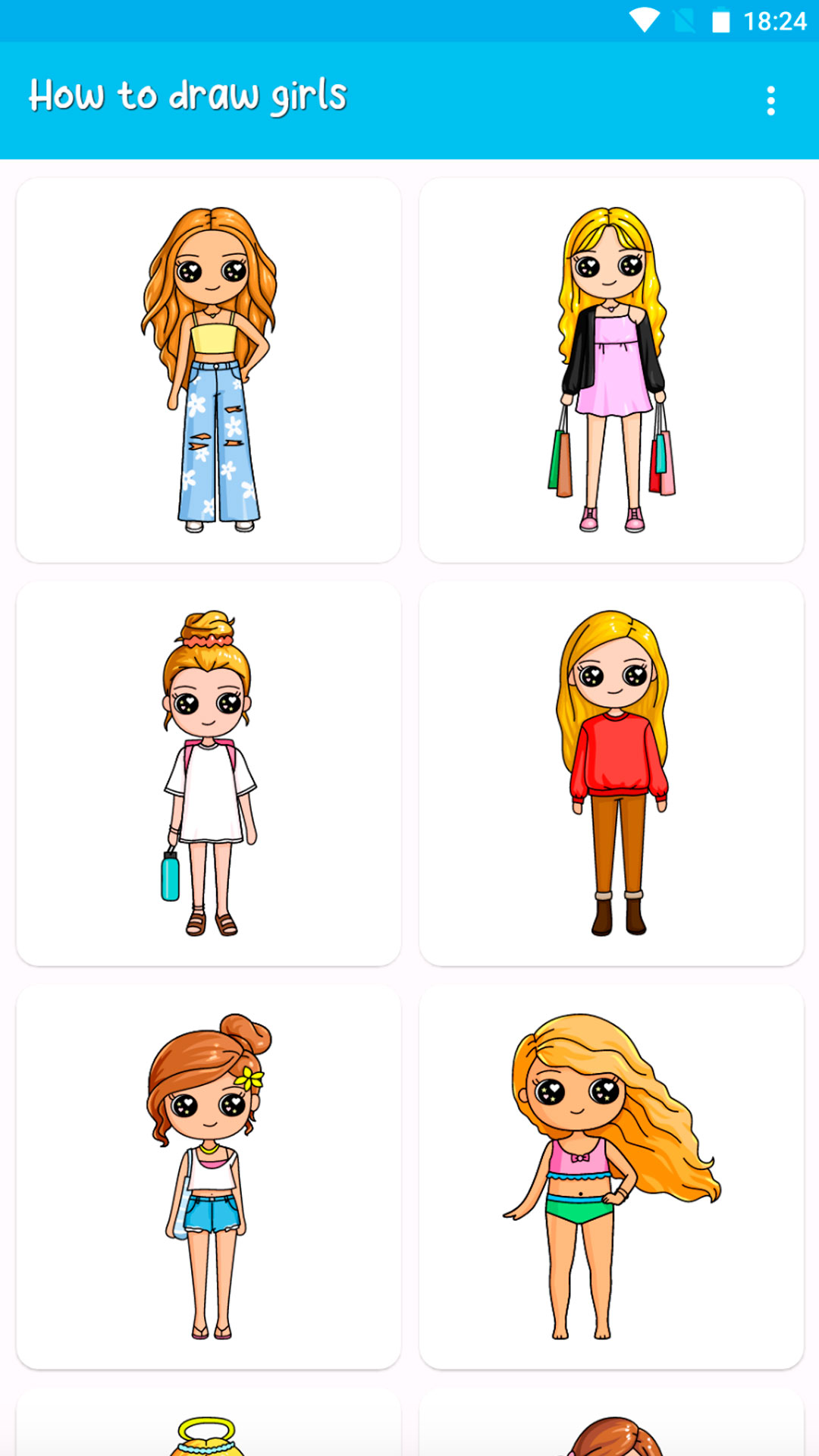 دانلود برنامه How To Draw Girls برای اندروید مایکت